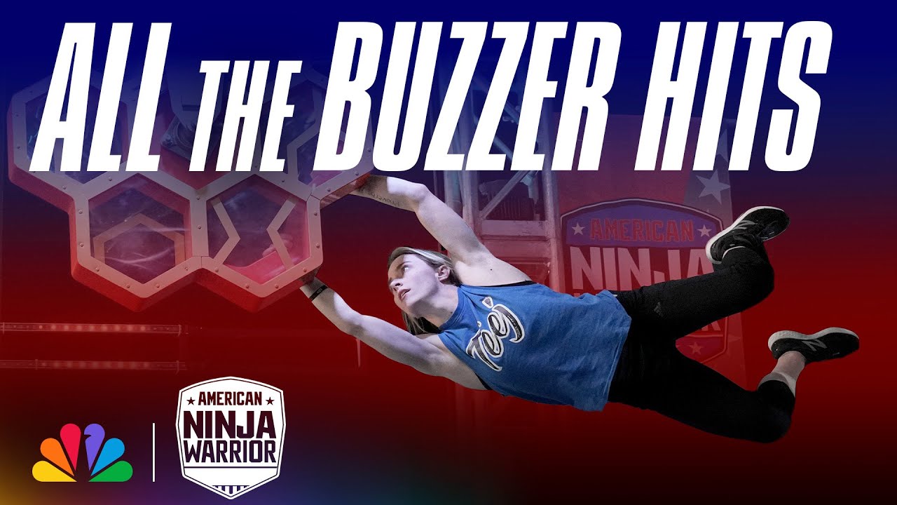 Top 5 Races With Incredible Buzzer Hits | American Ninja Warrior | NBC ...
