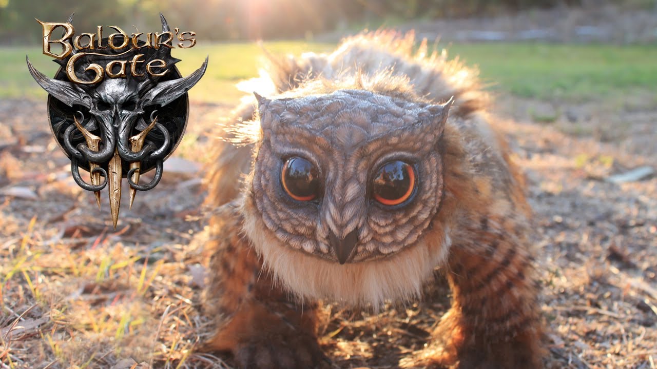 I Made the Owlbear Cub from Baldurs Gate 3!! (Poseable Art Doll!) - YouTube