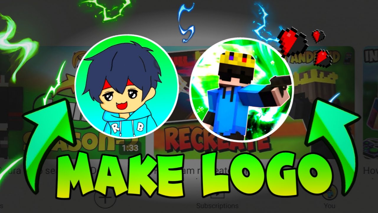 How to make logo like YouTubers | senpaispider - YouTube