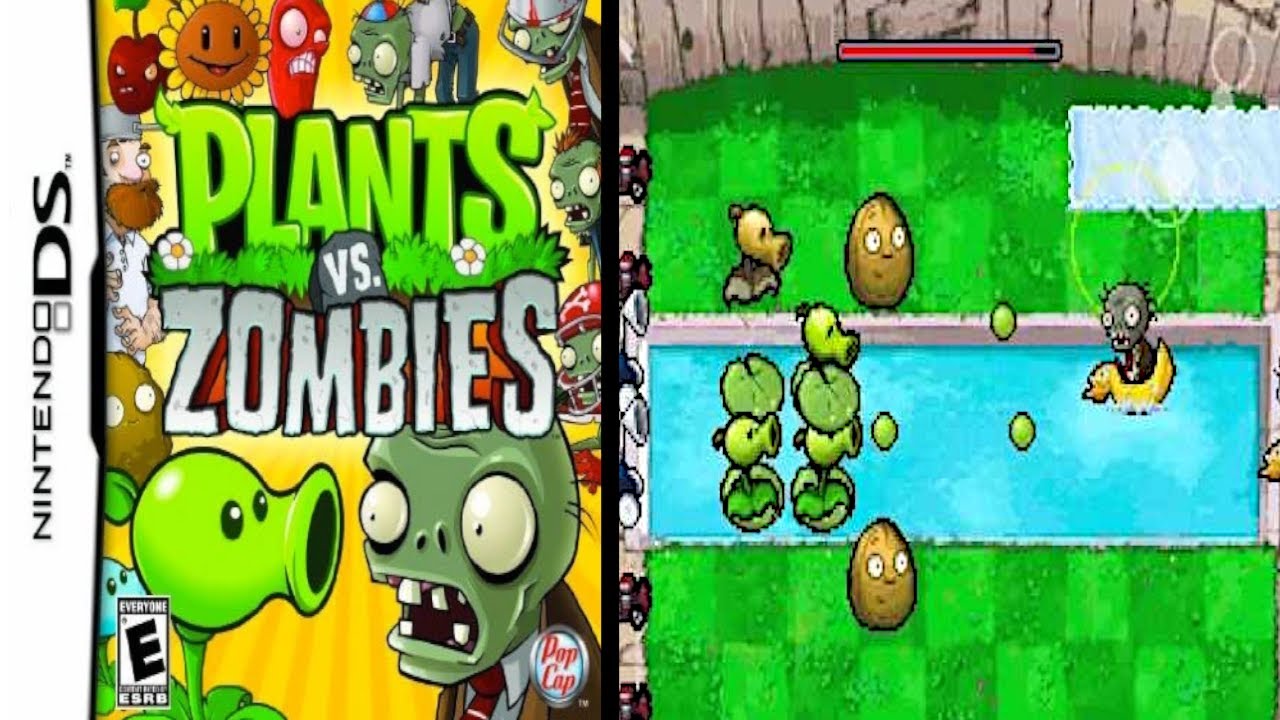 Plants vs Zombies DS ... (Nintendo DS) Gameplay Peek - YouTube