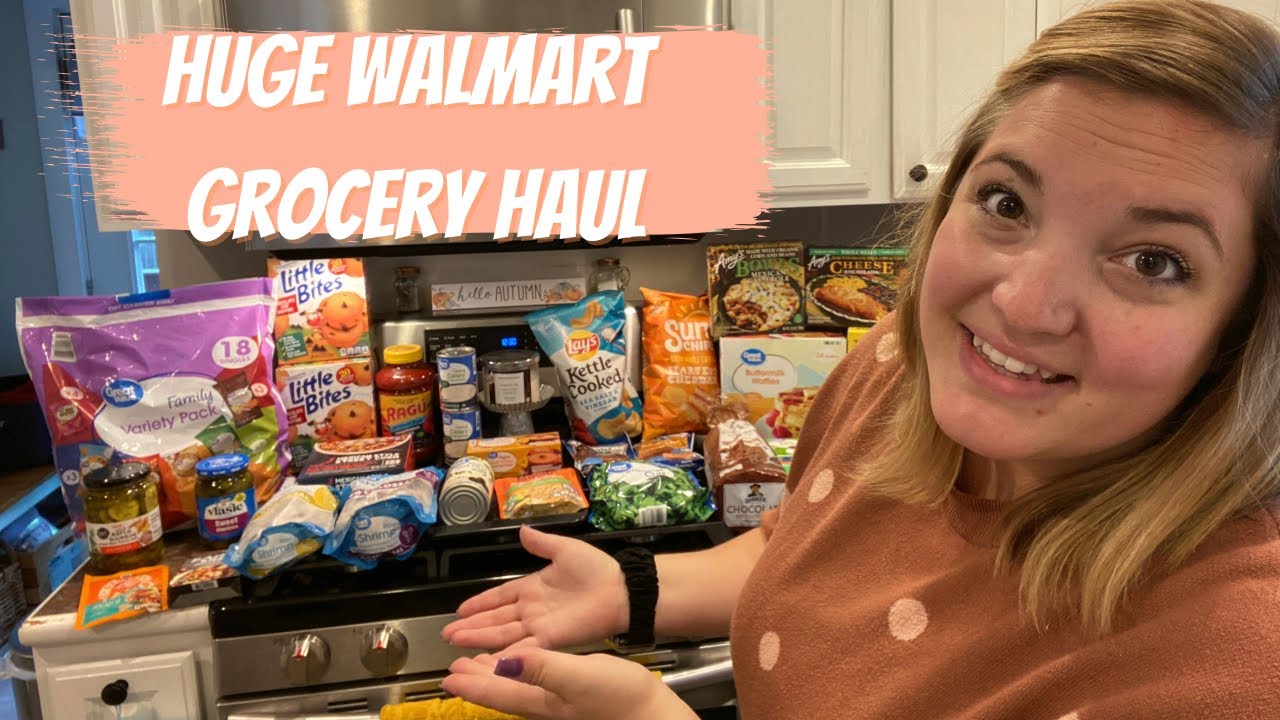HUGE GROCERY HAUL | Walmart Grocery Haul Family of 5 - YouTube