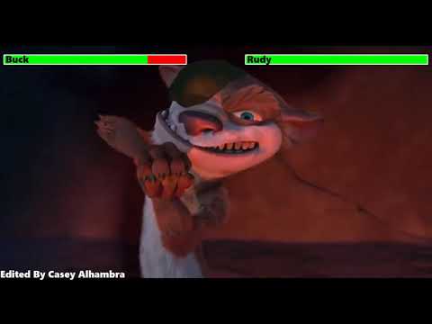 Buck vs. Rudy (Campfire Story) with healthbars