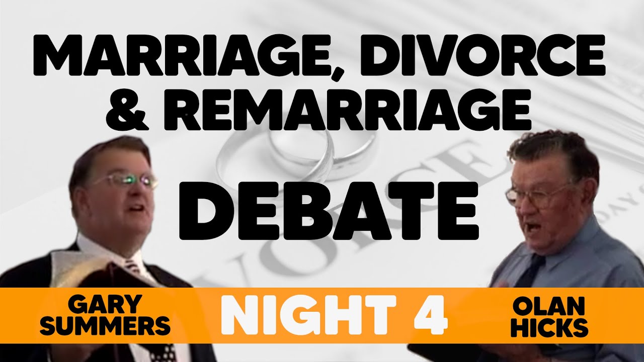Divorce Debate: Olan Hicks-Gary Summers (Night #4) - Johnny Robertson ...