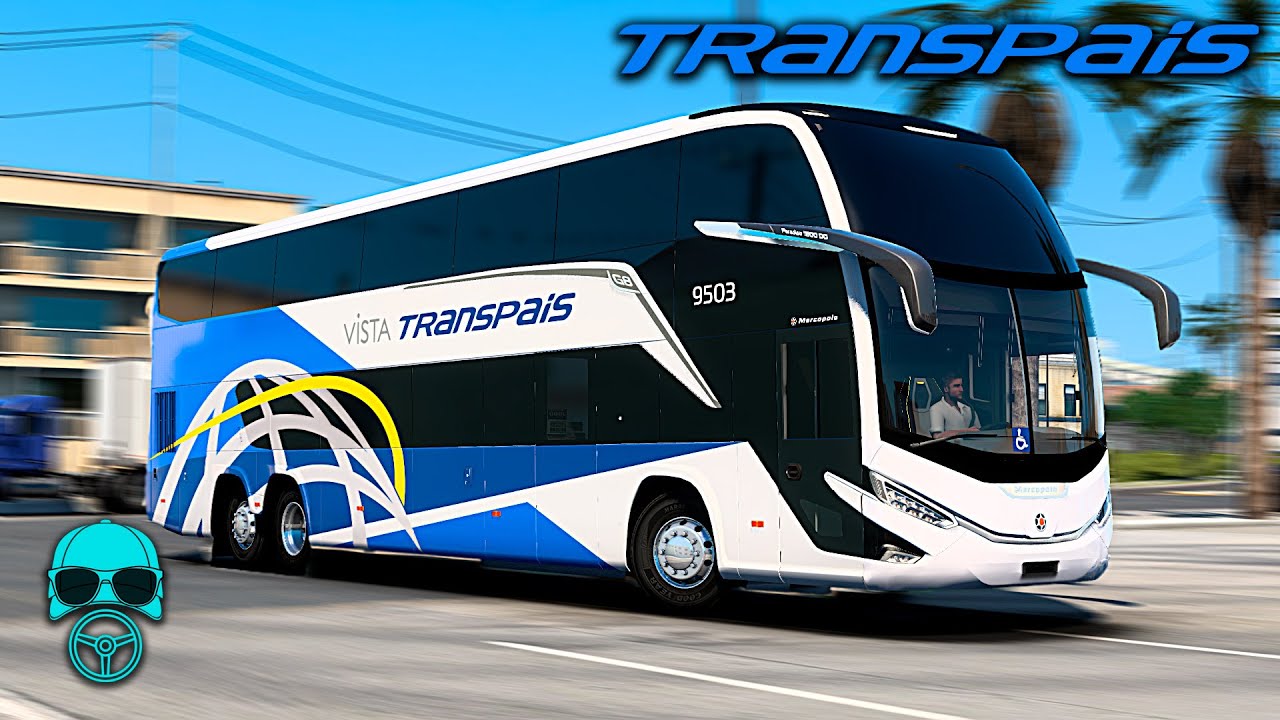 American Truck Simulator | Marcopolo G8 1800 DD Transpaís | Descarga el ...