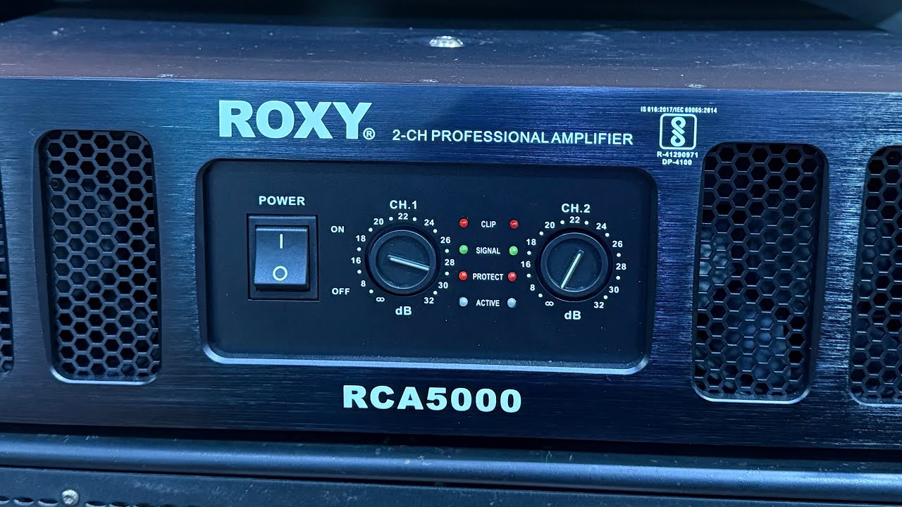 ROXY RCA -5000 AMPLIFIER - YouTube