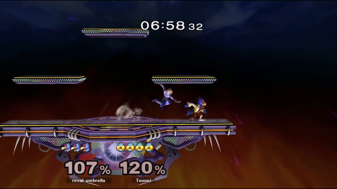 Reaction tech-chasing with aerials as Sheik - YouTube