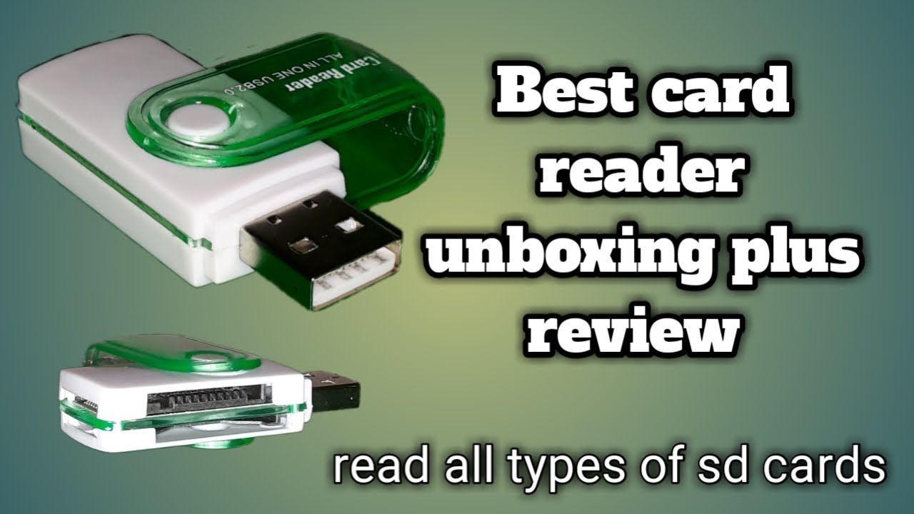 Best card reader unboxing ,review plus speed test - YouTube