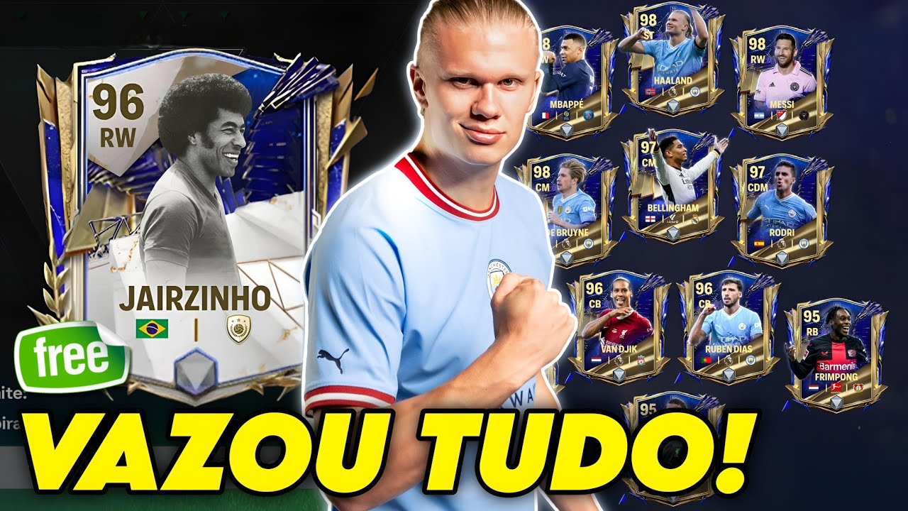 JAIRZINHO GRÁTIS! 😱 VAZOU TUDO DOS TOTY NO FC MOBILE! - YouTube