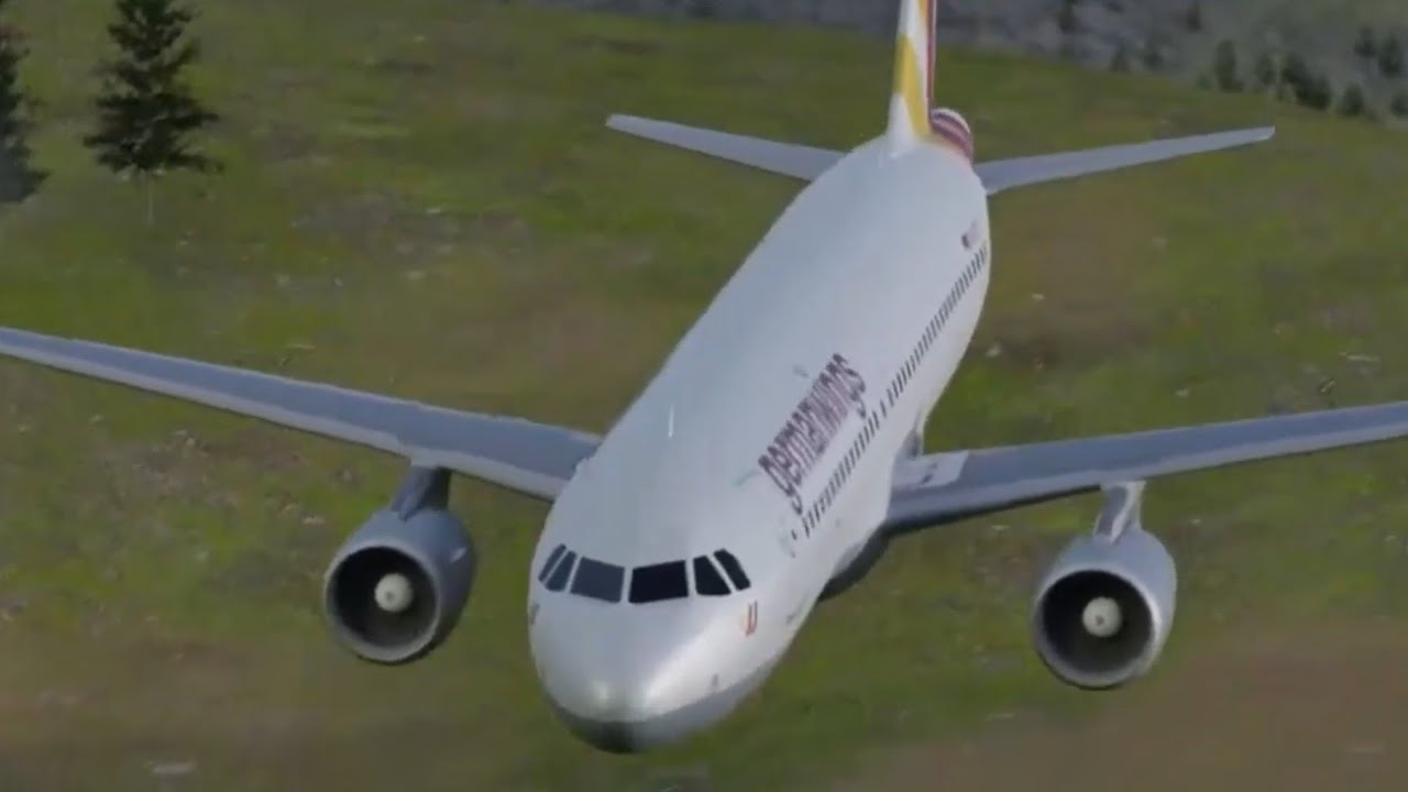 Germanwings Flight 9525 - Crash Animation 3 - YouTube