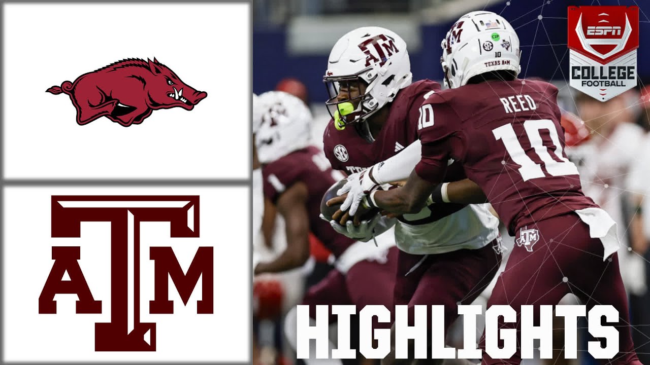 Arkansas Razorbacks vs. Texas A&M Aggies | Full Game Highlights | ESPN ...
