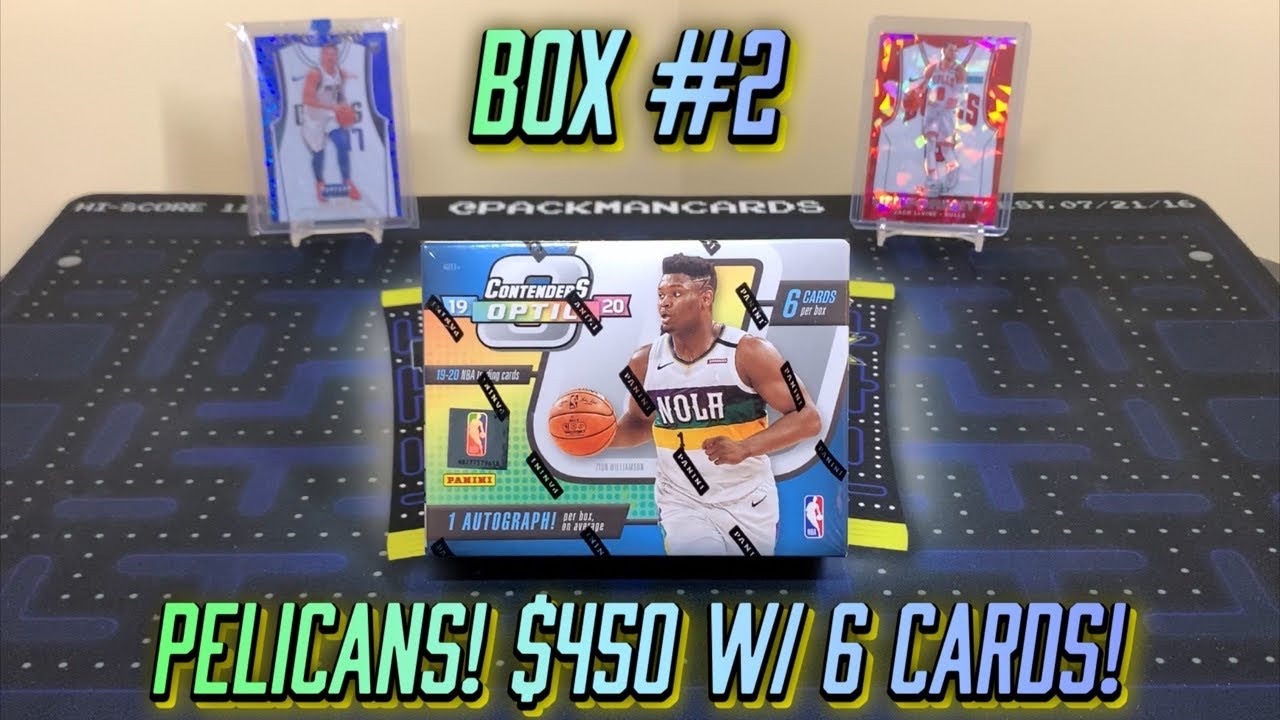*Pelicans! $450 w/ 6 Cards!* 2019-20 Panini Contenders Optic Basketball ...