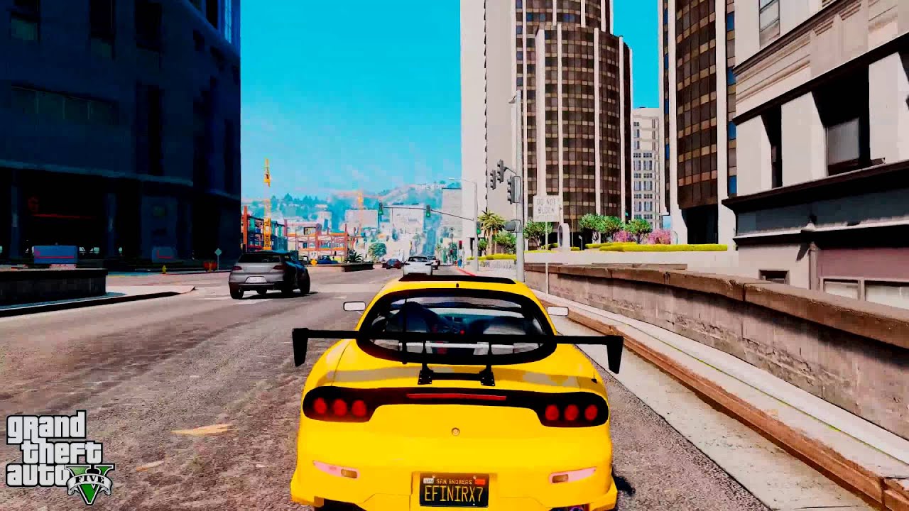 GTA V Mod Mazda RX7 C-West 1.2 1440p - YouTube