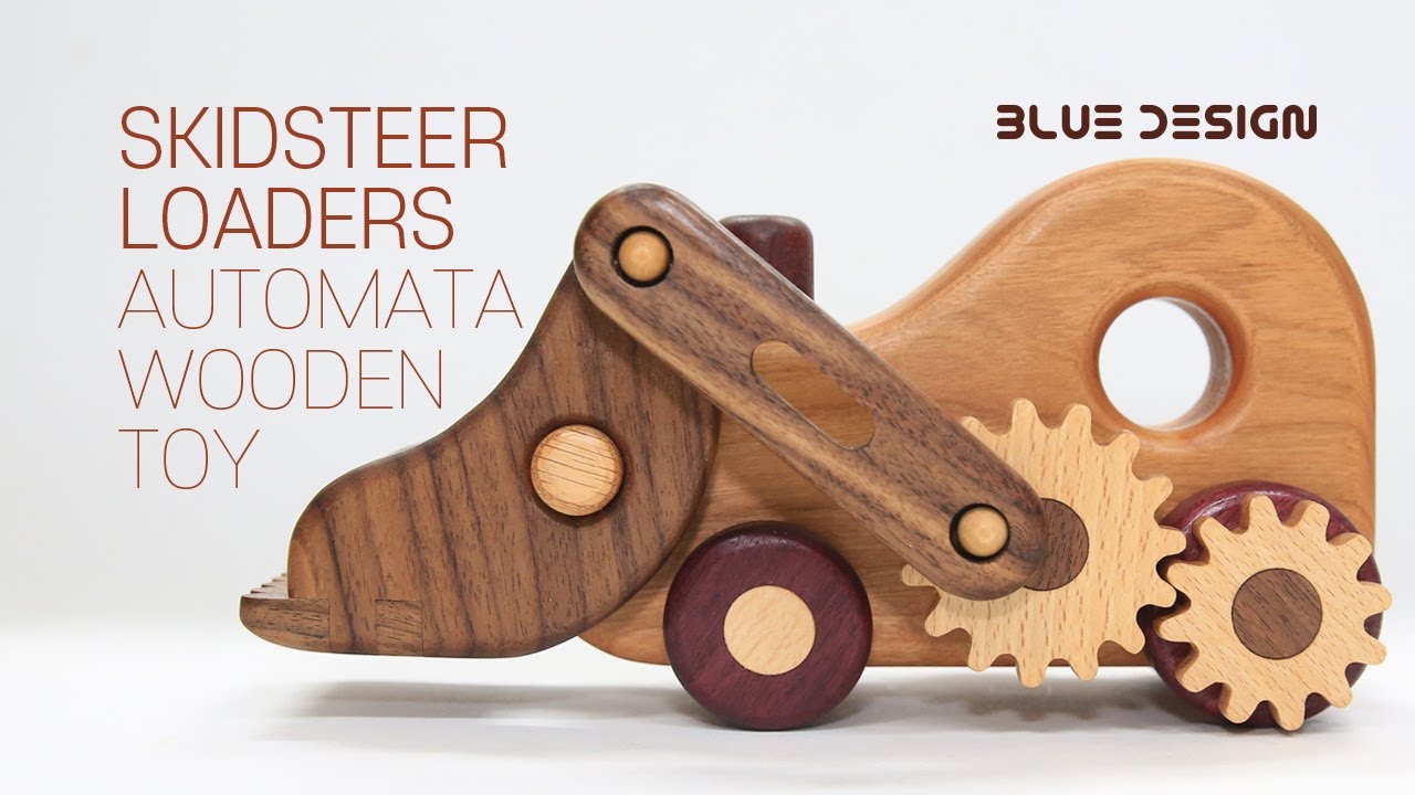 Skid Steer Loader Automata Making Wooden Toys - YouTube
