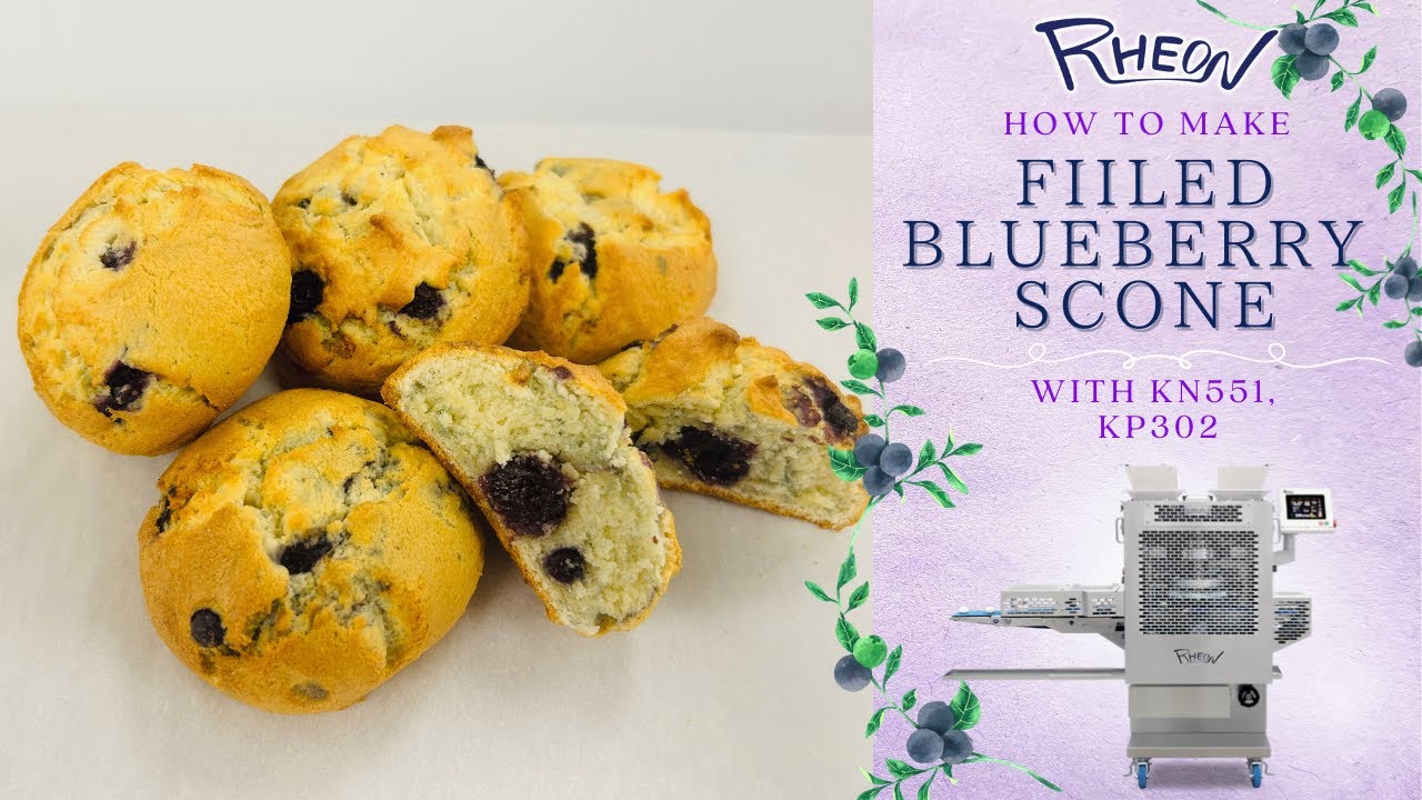 How to make Filled Blueberry Scone - YouTube