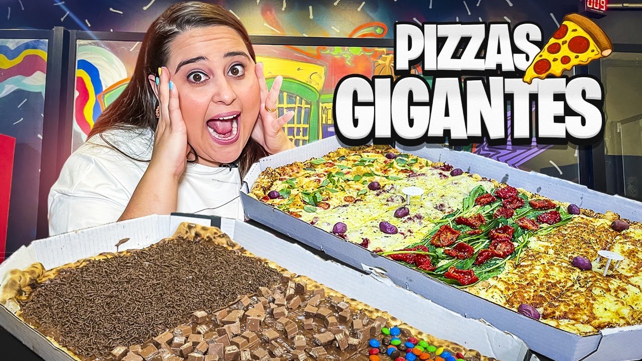 PIZZA DE 70 CM PARA COMPARTILHAR | PIZZA GIGANTE DON RAFAELLO - YouTube