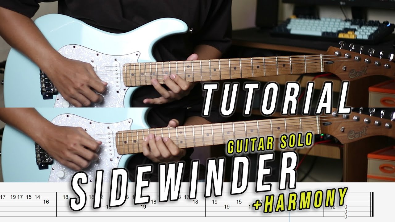 TUTORIAL Avenged Sevenfold - Sidewinder Guitar Solo + TAB - YouTube