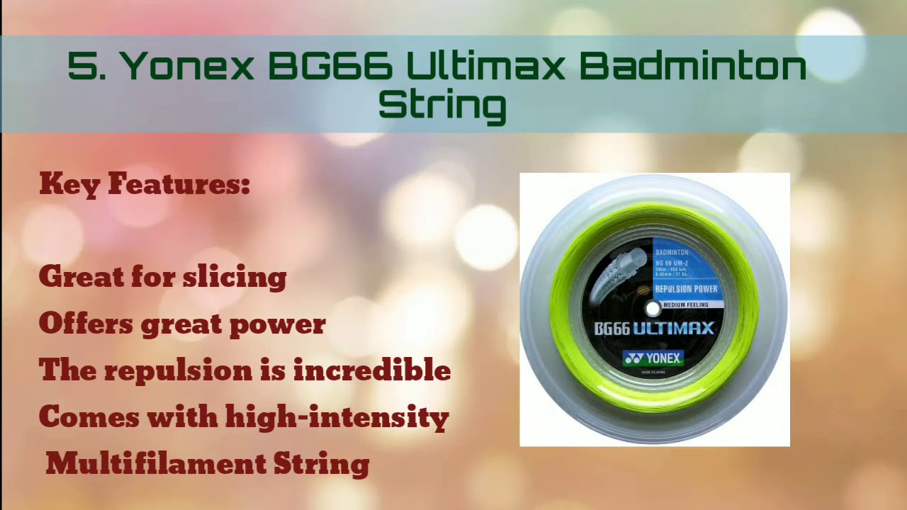 Best Badminton Strings 2019 - YouTube