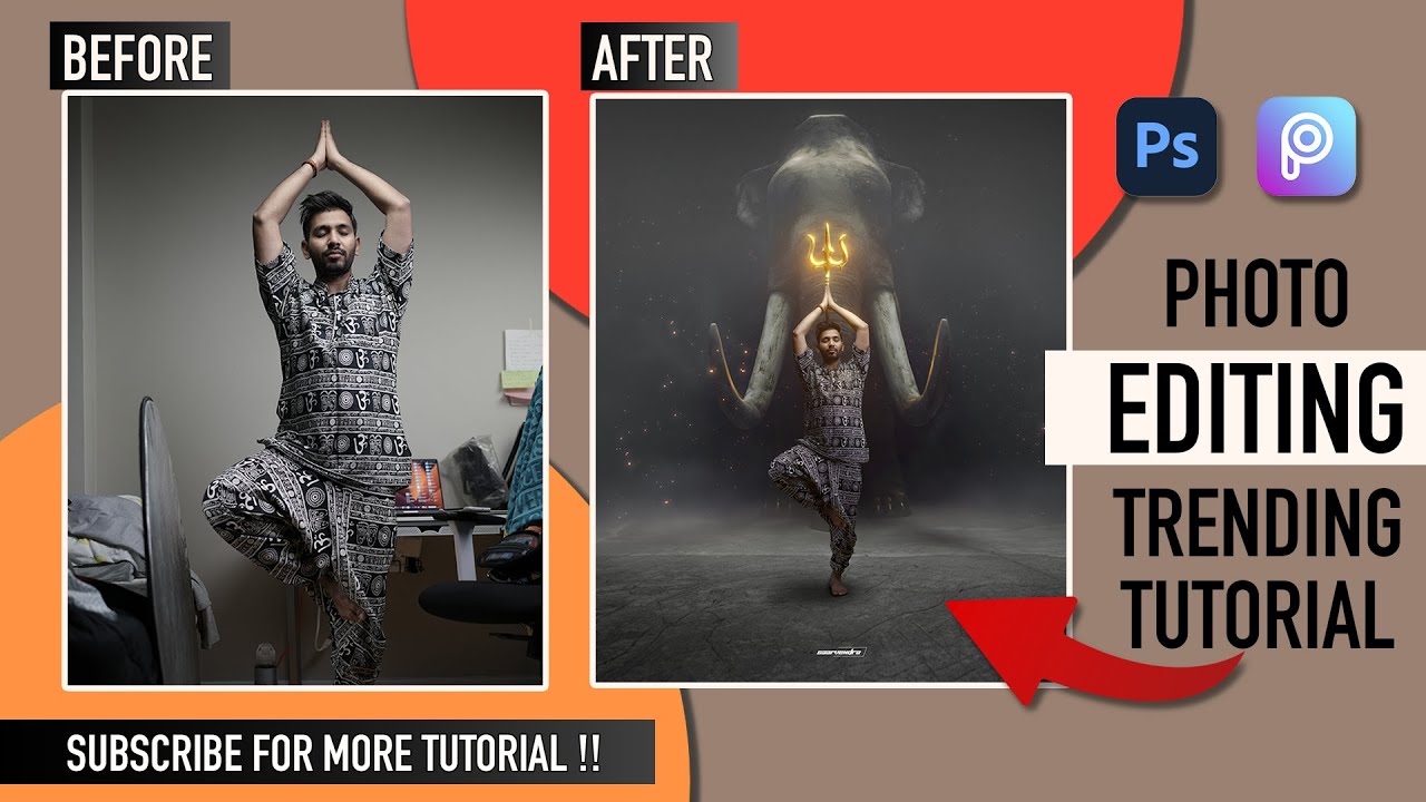Mahadev photo editing | Shivratri photo editing background change - YouTube