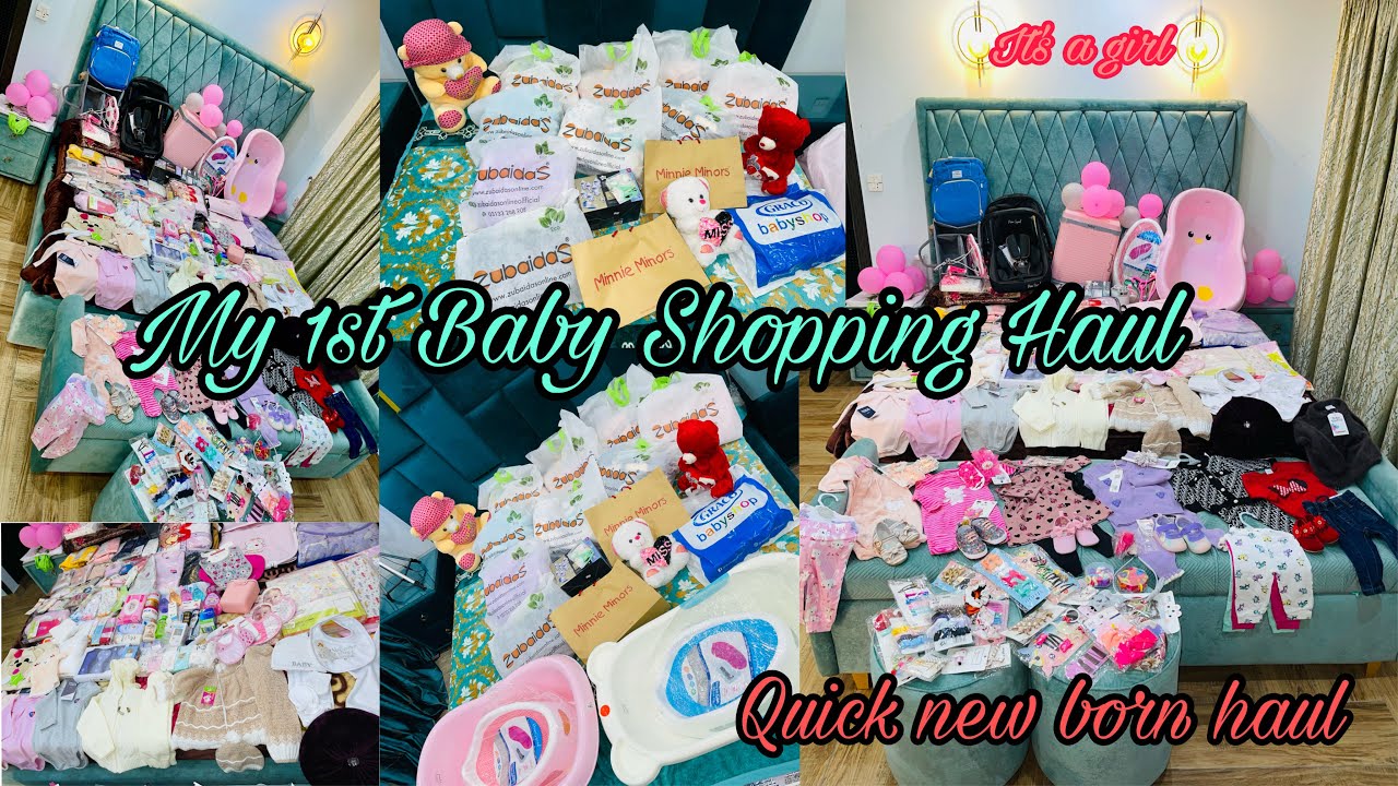 My 1st baby shopping haul | mom to be | quick new born haul | new born Assentials | Baby ...