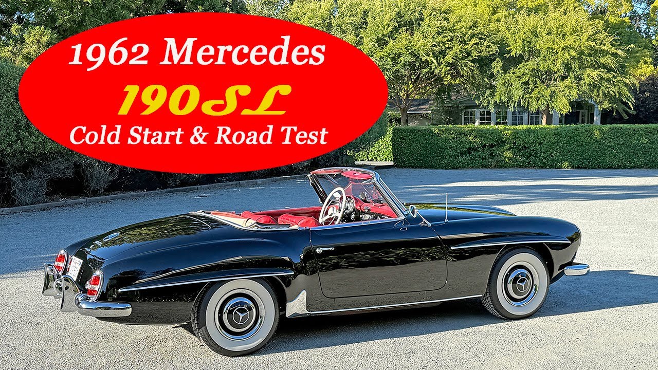 Road Testing a Superb Original Black 190SL - YouTube