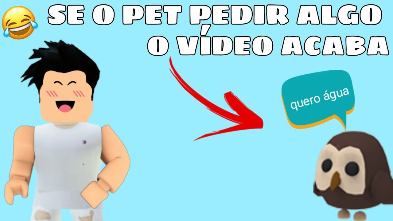 •SE O PET PEDIR ALGO O VÍDEO ACABA• 😂😂😂 ( Gabriel Gamer 161 ) ROBLOX ...