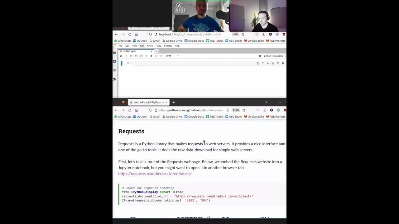 3.3 Web APIs - Python for Scientific Computing 2022 - YouTube