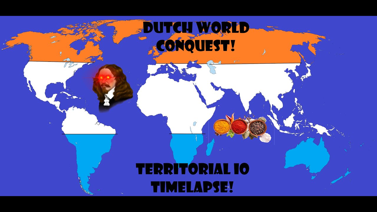 Dutch World Conquest! Territorial IO Timelapse. #netherlands #dutch # ...