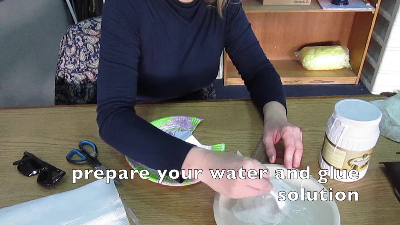 Make a Greek Papier mache mask - YouTube
