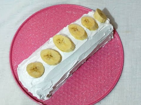 BUNDAN DAHA EKONOMİK LEZZETLİ VE PRATİK PASTA YOK🔝MUZLU RULO PASTA /EVİMDENYEMEKTARİFLERİ