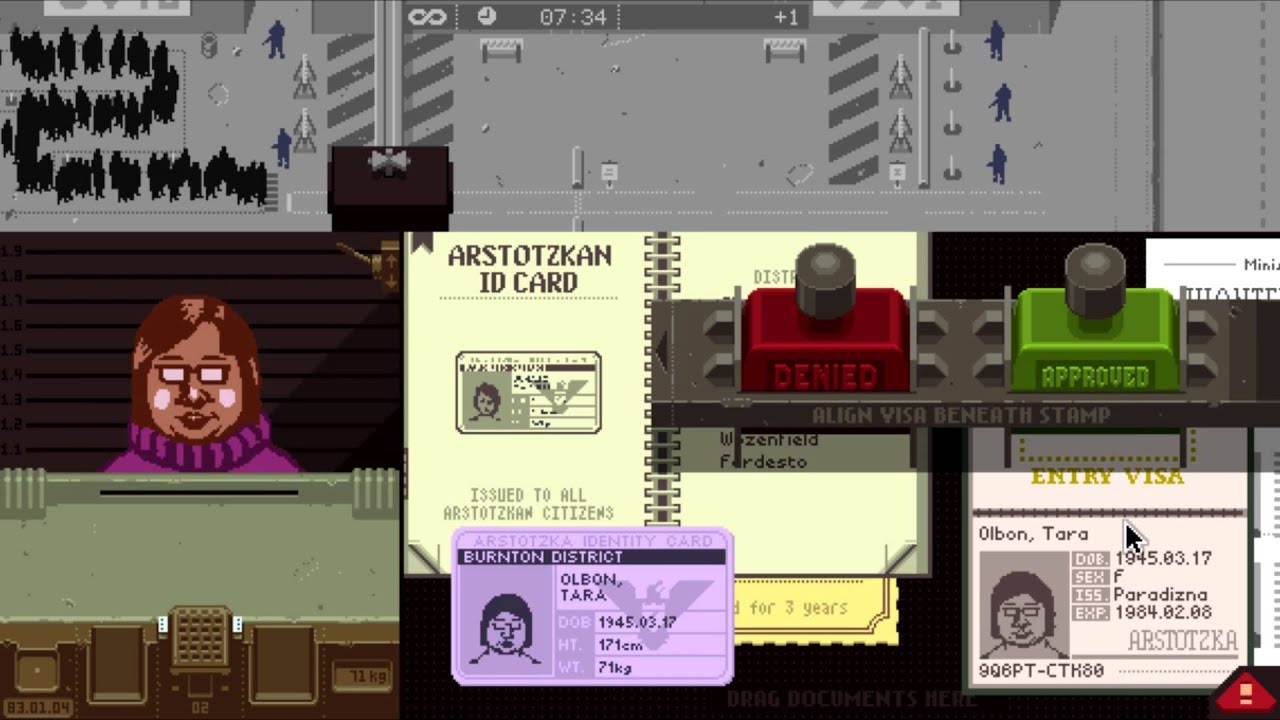 Papers, Please! Endless Mode #1 - YouTube