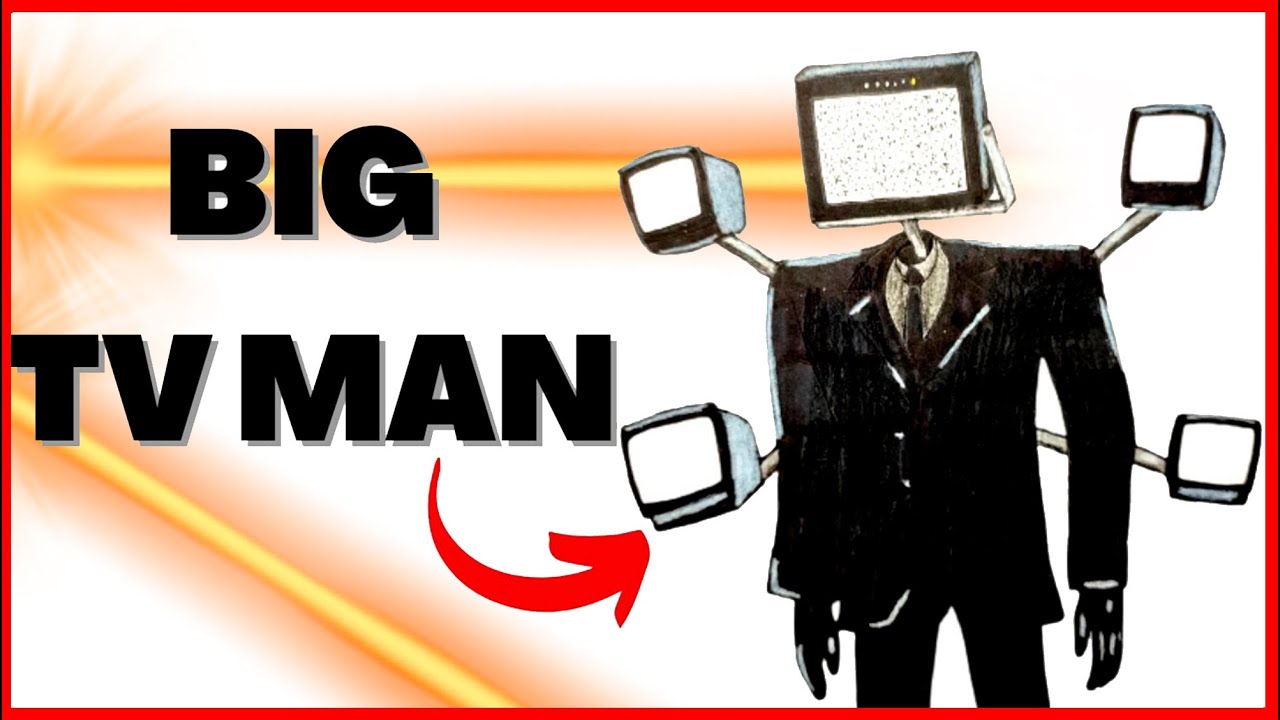 🔥 Draw Titan TV Man Step-by-Step Tutorial | Draw & Color TV Man ...
