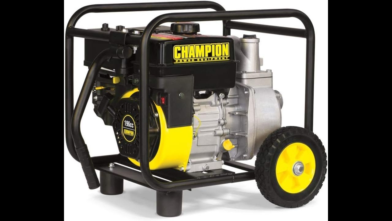 Champion Trash Pump Seal Replacement - YouTube