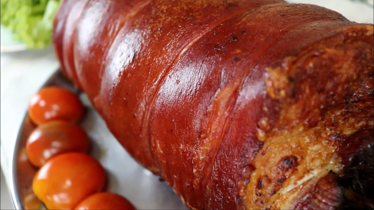 How to cook Lechon Belly (Honey Best Cook) - YouTube