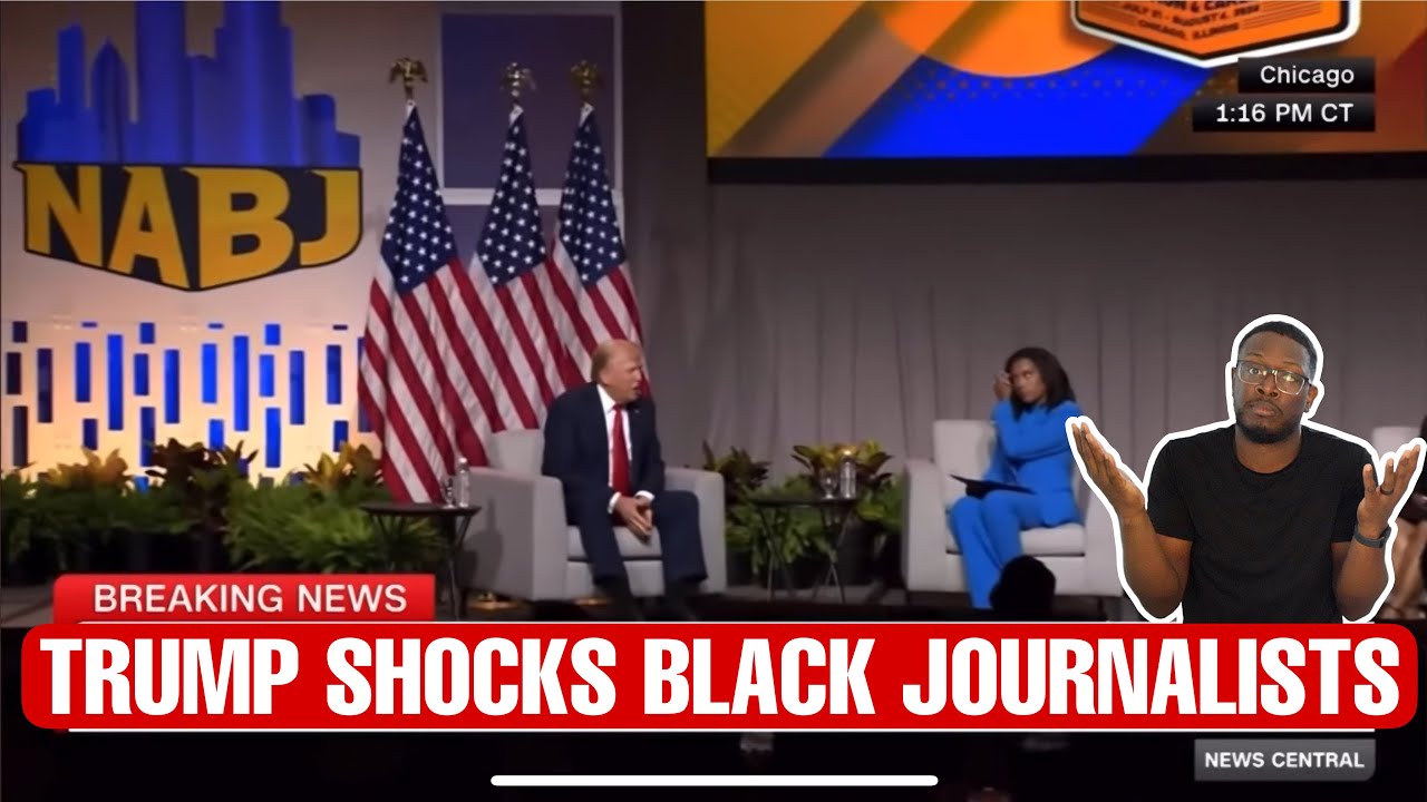 Trump Vs. Kamala NABJ interviews - YouTube