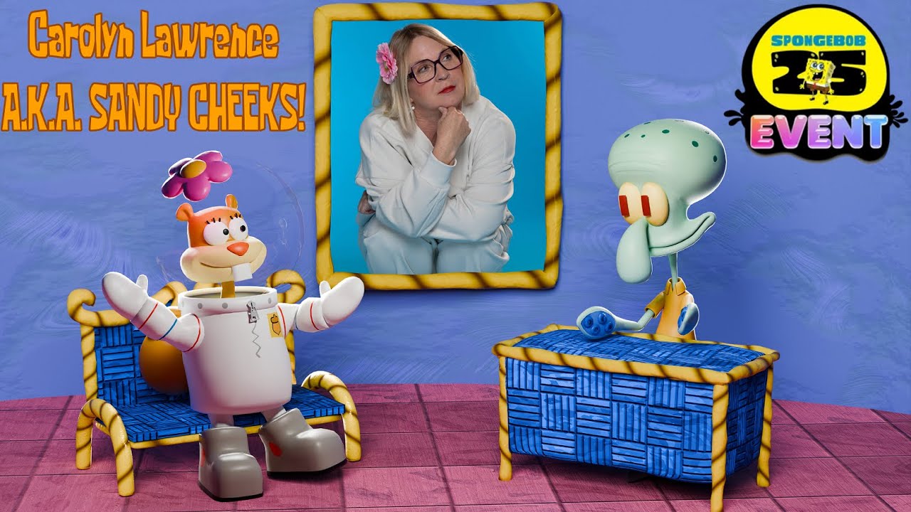 I Interviewed the VOICE of Sandy Cheeks CAROLYN LAWRENCE! | Squidward ...