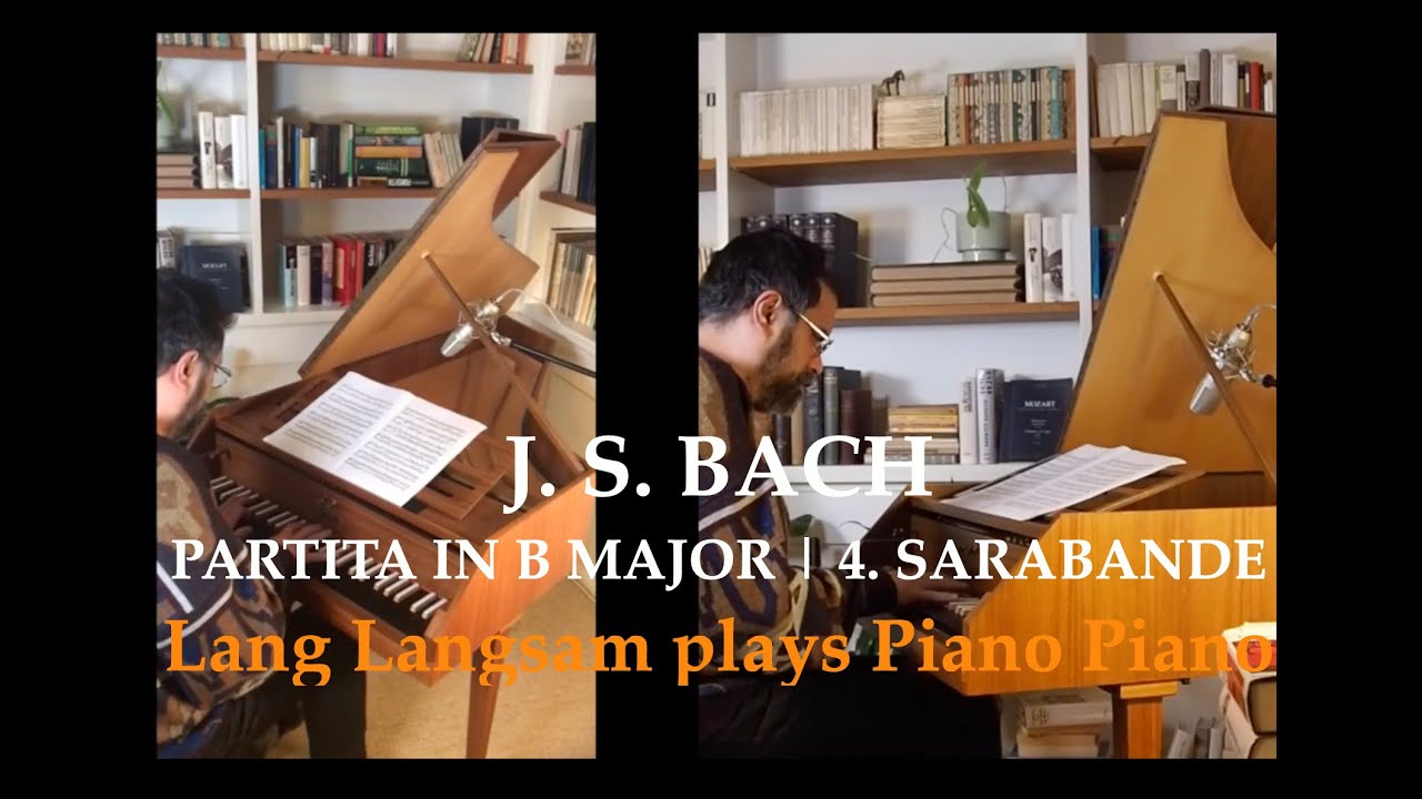 J. S. Bach | Partita No. 1 BWV 825 | 4. Sarabande #bach #classicalmusic ...