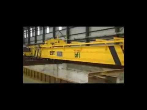 25 Ton Double Girder EOT Crane load test. Manufacturer of EOT Cranes ...
