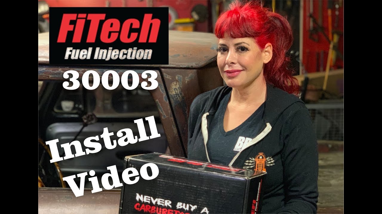 Install Fitech 30003 on the 1964 C-10 Inline 6 - YouTube