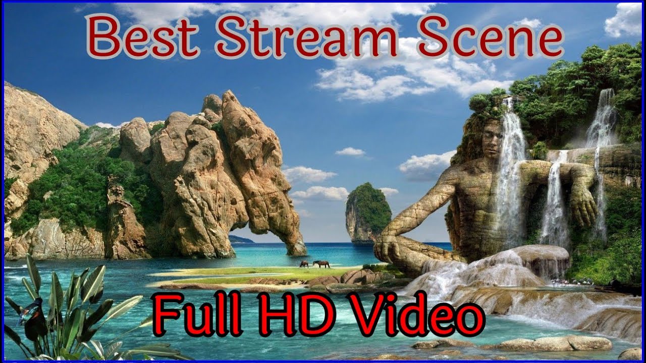 Best River Stream Scene Full HD Video - YouTube