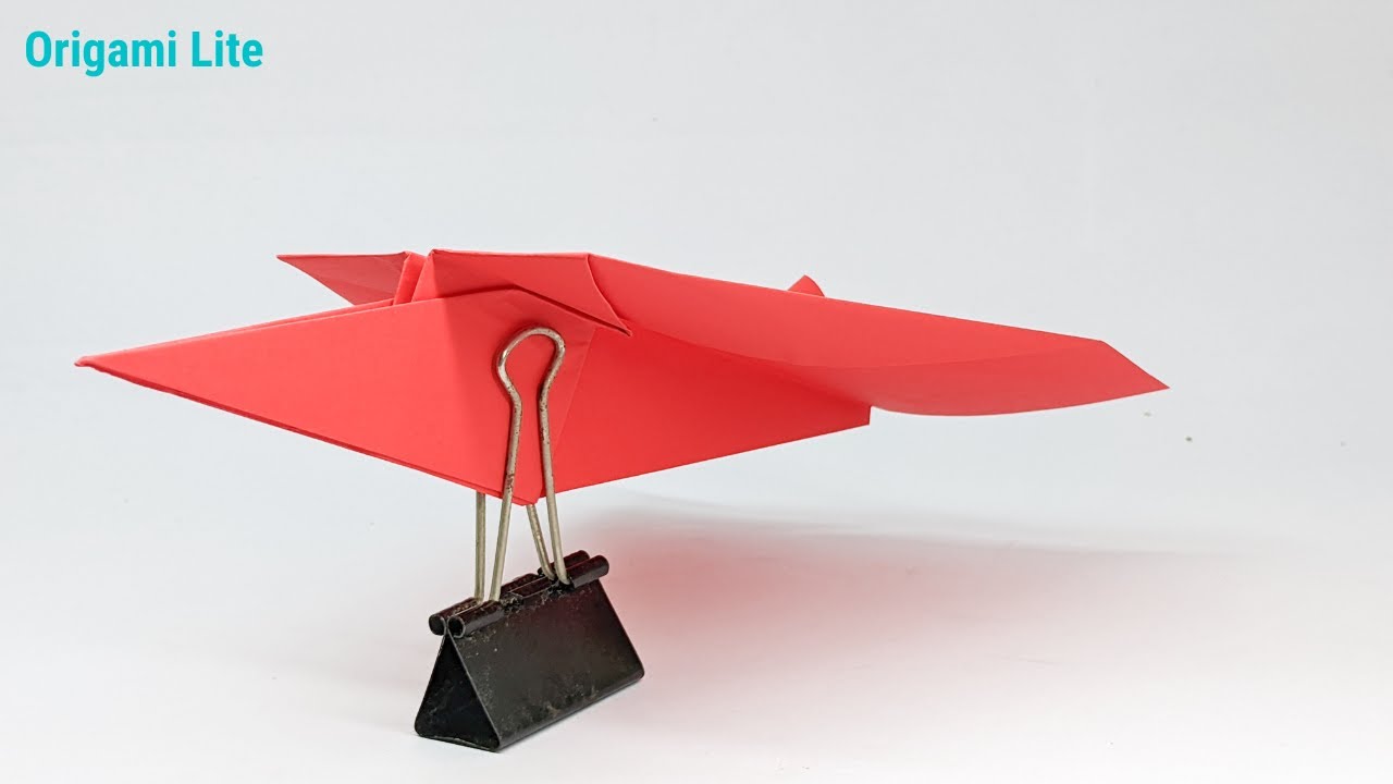 How To Make A Paper Airplane Launcher With Paper - YouTube