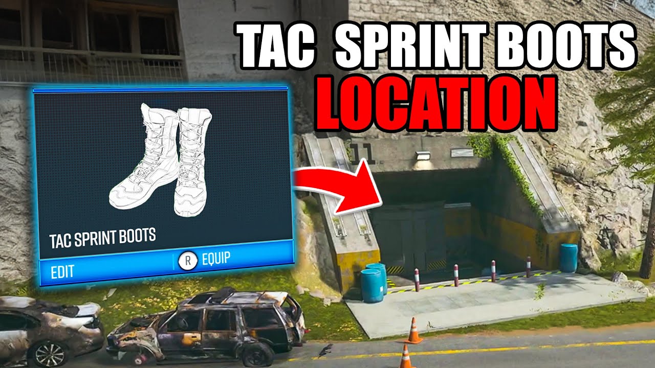 How to find the NEW Tac Sprint Boots PERK in Season 4... (Ft. Steve ...