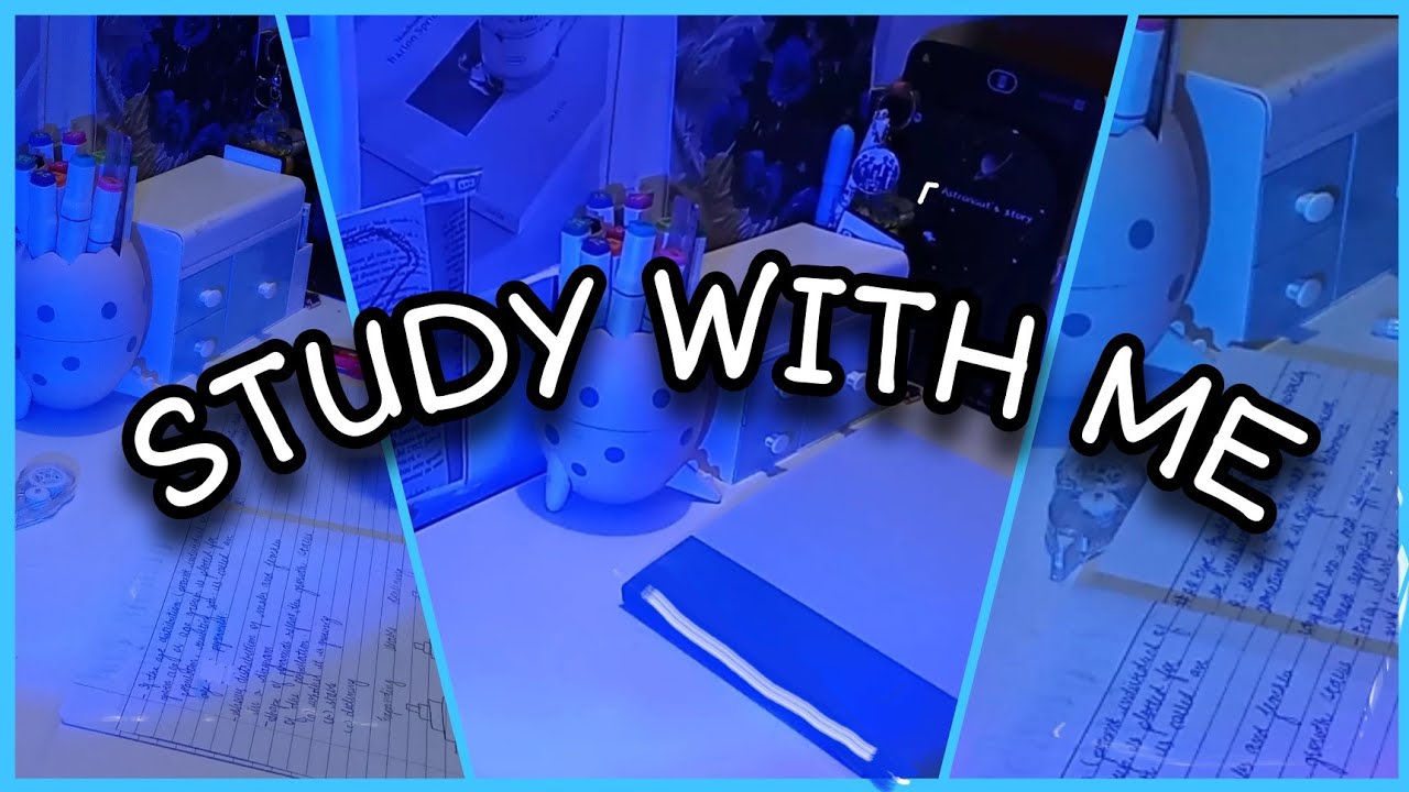 Study with me || 30 minutes productive study session || asmr - YouTube