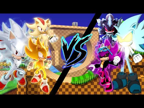 Sonic, Shadow & Shadic Vs Scourge, Mephiles & Solaire - YouTube