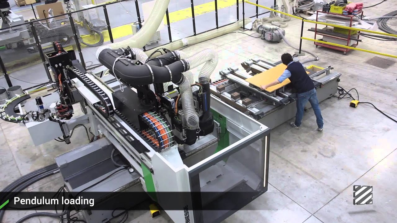 BIESSE, exposant à EXPOBOIS 2014 - ROVER B EDGE - YouTube