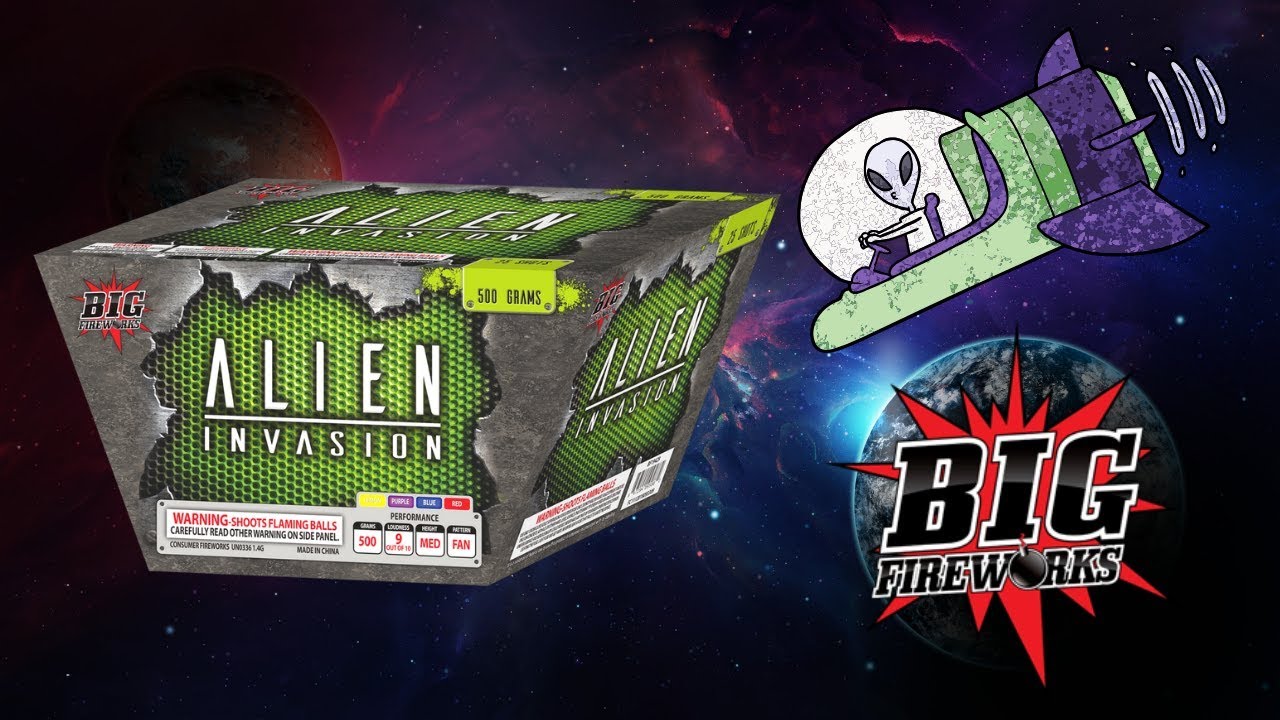 Alien Invasion by BIG Fireworks - YouTube
