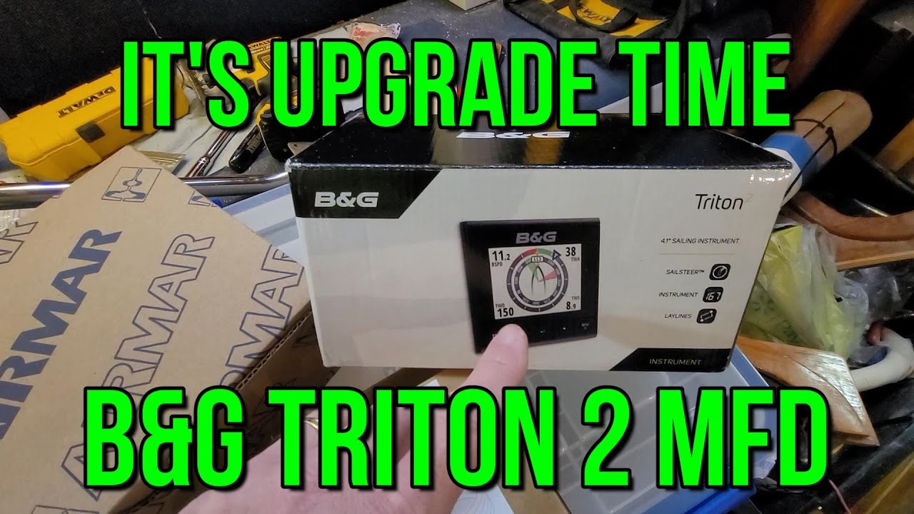 B&G Triton 2 MFD Install- Setup. Comp NEMA 2000 Network Backbone inst ...