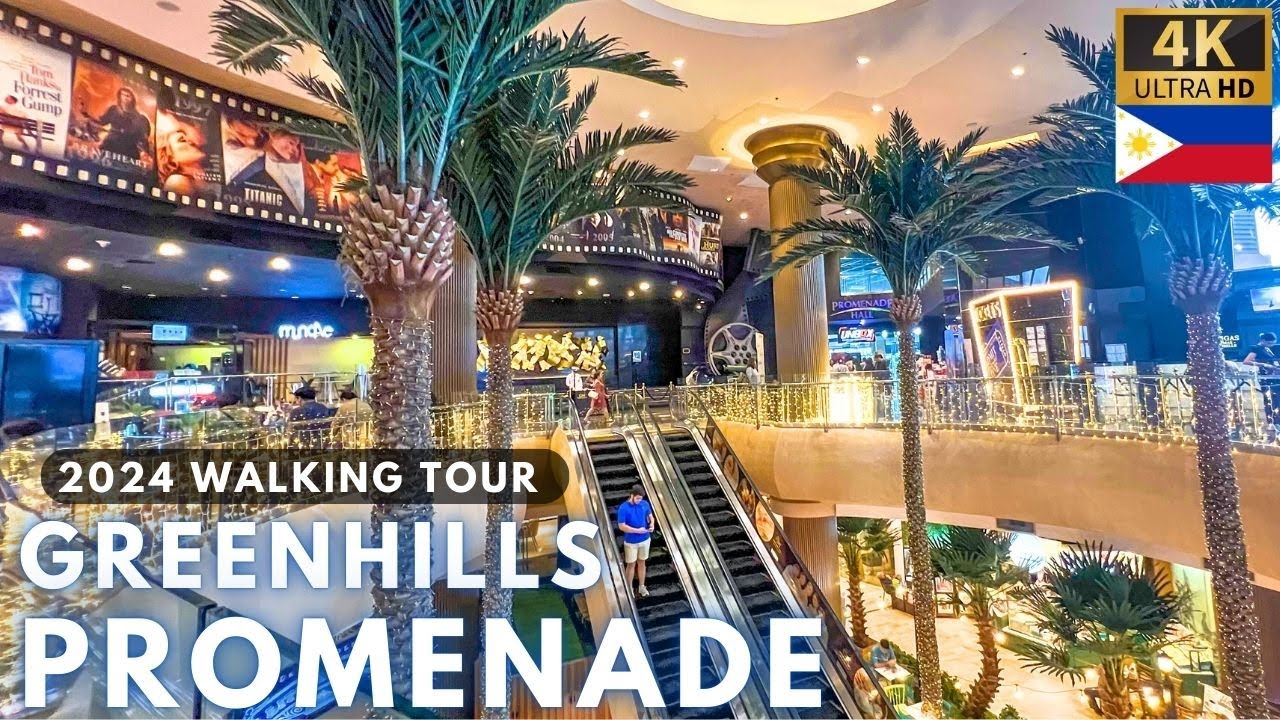 GREENHILLS PROMENADE - A Modern Small-scale Mall in METRO MANILA [4K ...