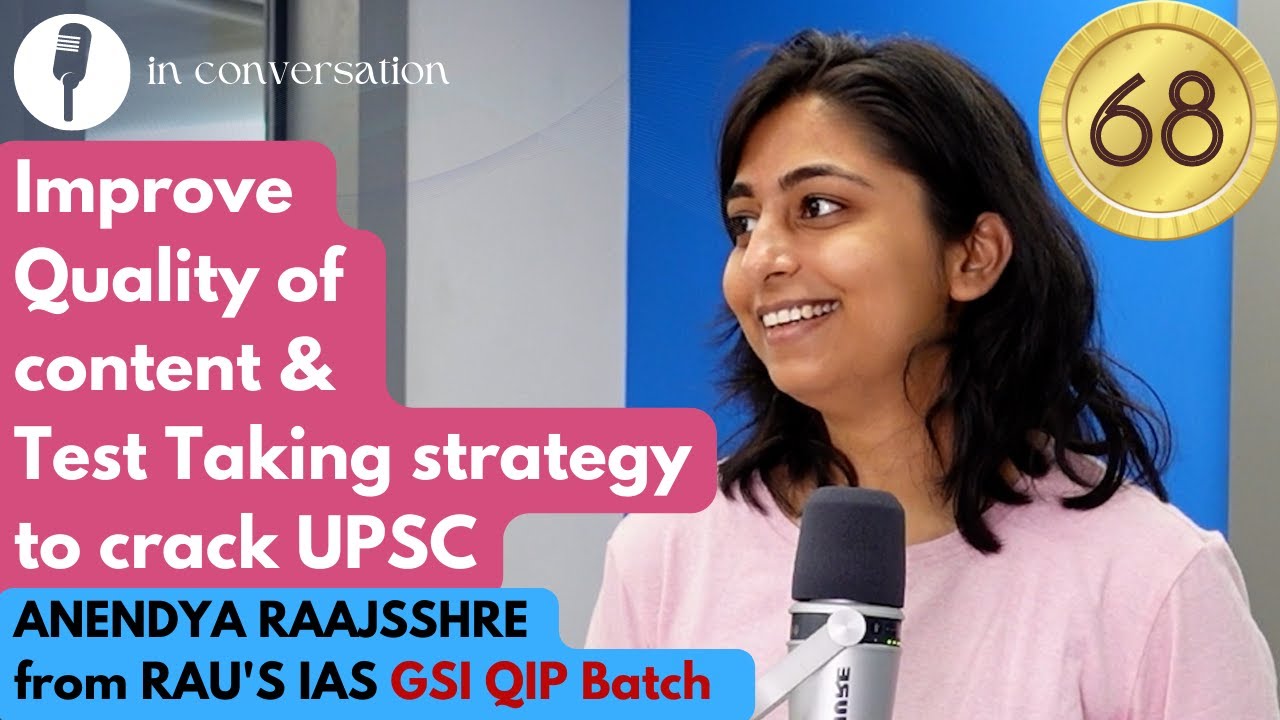 ANENDYA RAAJSSHRE 68 in UPSC CSE 2021 Result | IAS Topper 2021 | Rau's ...
