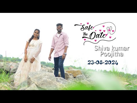 Shiva Kumar -poojitha,save the date 🌹 23-08-2024#Rajesh studio ...