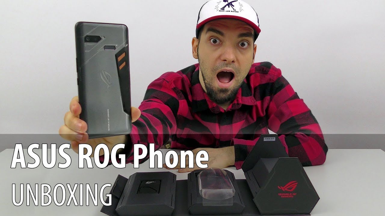 ASUS ROG Phone Unboxing în Limba Română (Telefon gaming cu butoane ...